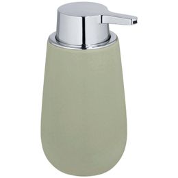 Seifenspender Wenko, bunt, Keramik, Badezimmer, Dosierspender, "Badi", Lindgr&uuml;n, Keramik, 320 ml