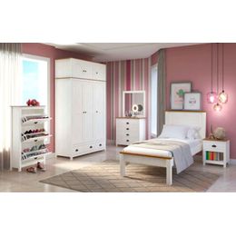 Kommode Home Affaire, B:80cm H:85cm T:41cm, braun, Massivholz, Schlafzimmer, Sideboards, rustikal lackiert