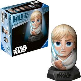Ravensburger Kinder 3D-Puzzle "Star Wars Hylkies Sammelfigur 02 Luke Skywalker", bunt, B:8cm H:12cm, Puzzles, Made in Europe
