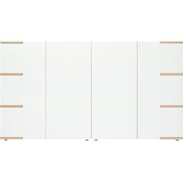Mehrzweckschrank Tojo, B:200cm H:110cm T:40cm, wei&szlig;, MDF, K&uuml;che, Schr&auml;nke, "stau"