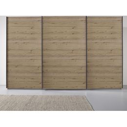 Schwebet&uuml;renschrank Rauch, B:360cm H:229cm T:62cm, braun, Holzwerkstoff, Schr&auml;nke, "Kleiderschrank Schrank Garderobe TOPSELLER OTELI inkl.