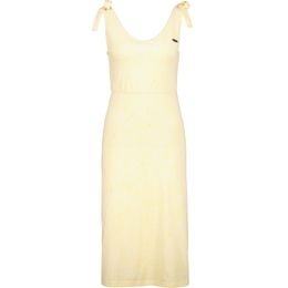 alife and kickin ALIFE & KICKIN Damen Sommerkleid "Damen MelinaAK B", gelb, Gr. S, 65% Baumwolle, 35% Polyester, Kleider