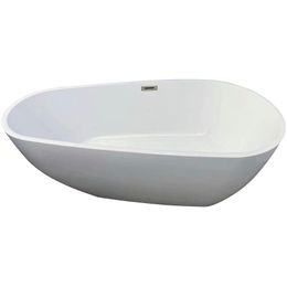 Badewanne Sanotechnik, B:80cm H:58cm L:170cm, wei&szlig;, Acryl, Badewannen, "Chicago", Ma&szlig;e: 170x75x58cm