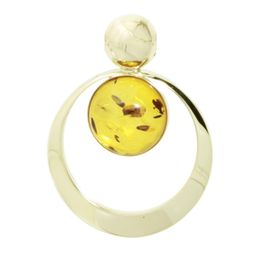 OSTSEE-SCHMUCK Damen Kettenanh&auml;nger "- Lenka - Gold 333/000 - Bernstein", Gelbgold 333, gold, Gelbgold 333, Schmuckanh&auml;nger