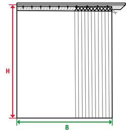 Vorhang Apelt, B:141cm H:245cm, beige, Jacquard, Baumwolle, Polyester, Wohnzimmer, Gardinen, "ALASKA", HxB: 245x141, Alaska, Fertigschal mit
