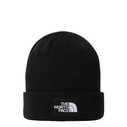 The North Face Damen Beanie "DOCK WORKER RECYCLED BEANIE", schwarz, Strick, Baumwolle, Mützen, mit Logolabel