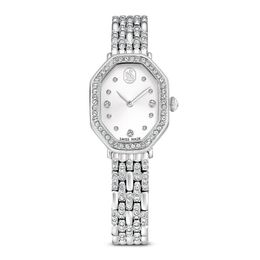 Swarovski Damen Quarzuhr "DEXTERA OCTAGON", silber, Armbanduhren, Armbanduhr, Damenuhr, Swiss Made, Edelstahlarmband, analog