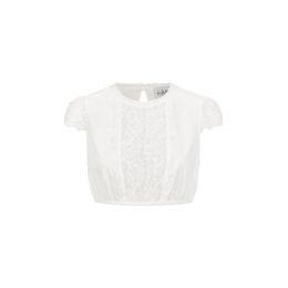 Nübler NÜBLER Damen Dirndlbluse "Dirndlbluse kurzarm Emmi", beige, Gr. 36, Obermaterial: 55% Polyester PES. 45% Baumwolle CO., Blusen