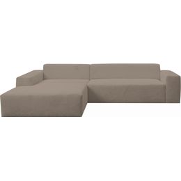 Ecksofa WERK2, B:311cm H:70cm T:210cm, beige, 90% Polyester, 10% Nylon, Wohnzimmer, Sofas, "Zeus-XL, Mega-Sofa mit gro&szlig;er Sitztiefe, Stellma&szlig;e 311cm