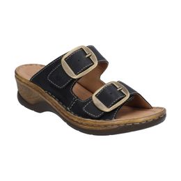 Josef Seibel Damen Clog "Catalonia 76, schwarz", Gr. 40schwarz, Obermaterial: 100% Rindsleder Leather cow., Schuhe