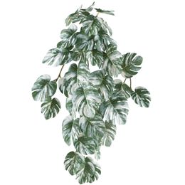 Kunstranke Creativ green, H:48cm, gr&uuml;n, Kunststoff, Kunstpflanzen, "H&auml;ngepflanze Splitphilodendron variegata", mit naturgetreuem Blattwerk
