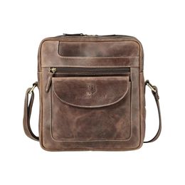 Jan Vanderstorm Damen Umhängetasche "Tasche DIETGER", Gr. 1braun, Obermaterial: 100% Rindsleder Leather cow., Taschen