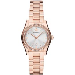 Emporio Armani Damen Quarzuhr "AR11559", rosa, Armbanduhren, Armbanduhr, Damenuhr, analog, Edelstahlarmband
