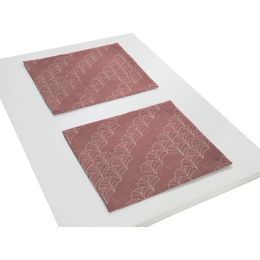 Platzset Adam, B:30cm L:40cm, rot, Obermaterial: 100% Baumwolle, Platzsets, "Argentinian Criolla Light"