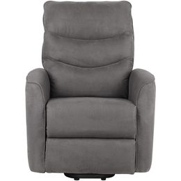 TV-Sessel Duo Collection, B:78cm H:82cm T:90cm, grau, Mikrofaser: 100% Polyester, Sessel, "Avila mit eletrischer Aufstehhilfe und Relaxfunktion",