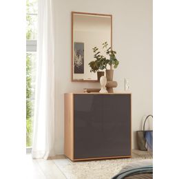 Kommode Wiemann, grau, Schlafzimmer, Sideboards, "Cardiff Sideboard, W&auml;scheschrank, teilmassiv Erle, 80 cm", verschiedenen Ausf&uuml;hrungen, inklusive
