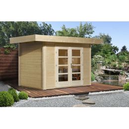 Gartenhaus Weka, beige, Massivholz, Gartenh&auml;user, "Designhaus 126 Plus"
