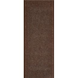 L&auml;ufer ANDIAMO, B:66cm H:6mm L:1.000cm, braun, Polyethylen (PE), Flur, Teppiche, "Mitch, Made in Belgium", Schmutzfangl&auml;ufer, meliert, mit Bord&uuml;re,