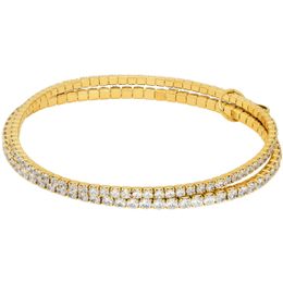 Michael Kors Damen Tennisarmband "Schmuck Geschenk Messing Armschmuck PREMIUM", Messing, gold, Messing, Armb&auml;nder, mit Zirkonia (synth.)