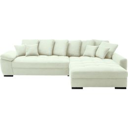 Ecksofa MR. COUCH, B:323cm H:92cm T:222cm, beige, 90% Polyester / 10% Nylon, Wohnzimmer, Sofas, "Richmond, L-Form"