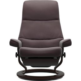 Relaxsessel stressless, B:79cm H:109cm T:77cm, rot, Leder BATICK: BATICK ist ein leicht korrigiertes, durchgefärbtes und genarbtes Möbelleder, bei