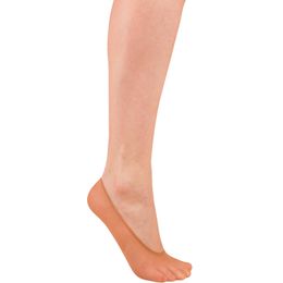 Janastyle Damen Feinfüßlinge "kein Einschneiden, keine Druckstellen", beige, Polyamid, Socken, wie barfuß - nur besser, flacher Saum, trägt nicht auf