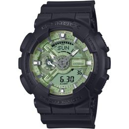 Casio G-SHOCK Herren Chronograph, schwarz, Armbanduhren, Quarzuhr,Armbanduhr,Herrenuhr,digital, bis 20 bar wasserd.Resinarmband