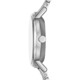 Skagen Damen Quarzuhr "KUPPEL LILLE", silber, Armbanduhren, Armbanduhr, Damenuhr, dezentrale Sekunde, Edelstahlarmband
