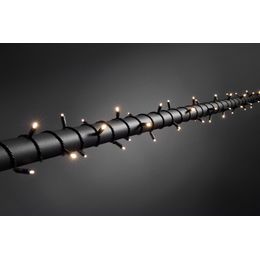 Konstsmide LED-Lichterkette, Dioden 120 Stk. Flammen 120 Stk., Kabellänge 10m x Gesamtlänge 21,9m, schwarz, Lichterketten, Micro LEDs,