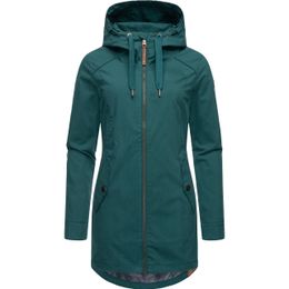 Ragwear Damen Outdoorjacke "Mondda", grün, Gr. XS, Obermaterial: 74% Baumwolle, 26% Nylon; Innenfutter: 100% Polyester, Jacken, schicker Damen