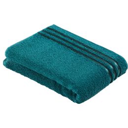 Badetuch Vossen, B:67cm L:140cm, blau, Walkfrottee, Walkfrottee, Handt&uuml;cher, "Cult de Luxe", mit Glanzbord&uuml;re