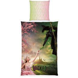 Bettw&auml;sche WICKED, bunt, Renforc&eacute;, Obermaterial: 100% Baumwolle, Jugendzimmer, Bettw&auml;sche, "WICKED", Wendebettw&auml;sche