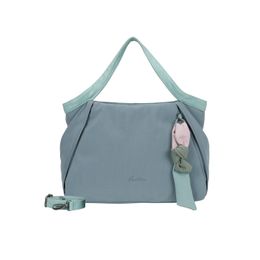 Herren Schultertasche "Slouchy", Fritzi aus Preussen, blau, Nylon, unifarben, Taschen, mit Knotenanh&auml;nger
