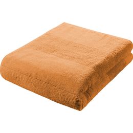 Badetuch Fleuresse, B:90cm L:200cm, rot, Frottier, Obermaterial: 100% Baumwolle, Handtücher, "2828", Duschhandtücher, Handtücher, Walkfrottee, 100%
