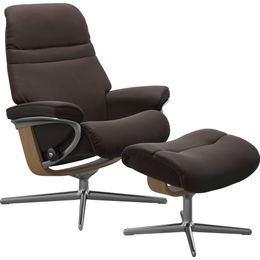 stressless "Sunrise" mit Cross Base, Gr&ouml;&szlig;e S, M & L, Holzakzent Eiche