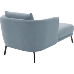 Sch&ouml;ner Wohnen Kollektion Chaiselongue, B:101cm H:71cm T:161cm, blau, SCH&Ouml;NER WOHNEN-KOLLEKTION, 16% Baumwolle, 79% Polyester, 5% Polyacryl, Sofas, "Pearl - 5 Jahre