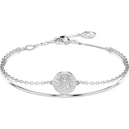 Swarovski Damen Armreif "Sublima Round", M, Metall, silber, Metall, Armbänder, mit Swarovski Kristall