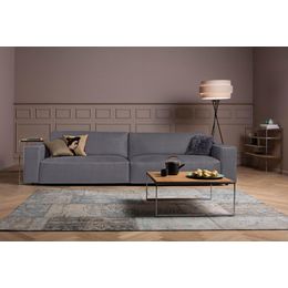 Big-Sofa Musterring, B:292cm H:81cm T:124cm, grau, Flachgewebe FLORIS (100% Polyester);Flachgewebe VALMONT (60% Baumwolle/ 40% Leinen);Microfaser