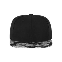 Flexfit Damen Snapback Cap "Flexfit Unisex Roses Snapback"schwarz, grau, 80% Polyacryl, 20% Wolle, Caps
