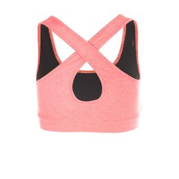 WINSHAPE Damen Sport-Bustier "WVR4", rot, Gr. XS, Obermaterial: 48% Baumwolle, 48% Polyester, 4% Elasthan, BHs, mit offenem &bdquo;Drop Back Design&ldquo;
