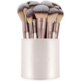 LUVIA COSMETICS Kinder Kosmetiktasche "Magnetic Brush Case", weiß, Ø:10cm, Taschen, Ideale Pinselaufbewahrung, sauber, griffbereit, perfekt für
