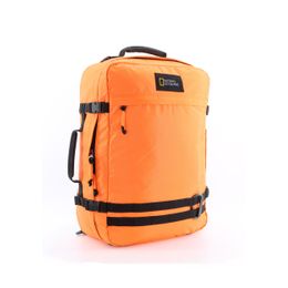 Damen Cityrucksack "Hybrid", National Geographic, orange, Kunstfaser, Rucks&auml;cke, mit verstaubaren Tragegurten