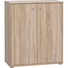 Kommode FORTE, B:73,7cm H:85,5cm T:34,8cm, braun, Dekorfolie, FSC-zertifizierter Holzwerkstoff, Flur, Sideboards, "Tempra", Breite 73,7 cm