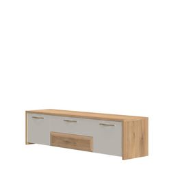 TV-Board Home Affaire, B:184cm H:48cm T:46cm, beige, MDF, Spanplatte, Sideboards, "Gala", UV lackiert, kratzfest, hochglänzend