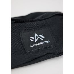 Kinder Gürteltasche "Big A Oxford Waist Bag", Alpha Industries, schwarz, Obermaterial: 100% Polyester, Futter: 100% Polyester, Taschen