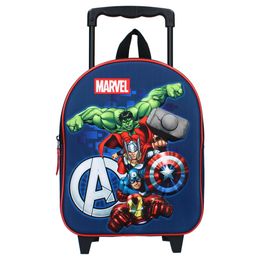 Vadobag Kinder Cityrucksack "3D Avengers Great Escapes", blau, Kunstfaser, bedruckt, Rucksäcke, mit coolem Avengers-Print