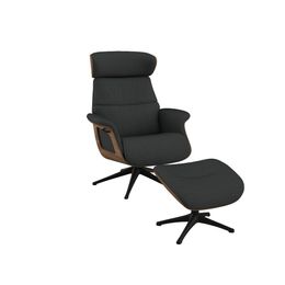 Relaxsessel FLEXLUX, B:83cm H:112cm T:125cm, grau, 100% Polyester, Wohnzimmer, Sessel, "R&uuml;cken u. Kopfverstellung, ergonomisch, Airchannels, klasse