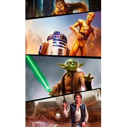 Komar Vliestapete "Digitaldruck Vlies - Star Wars Moments Rebels - Größe 120 x 200 cm", B/L: 120mm x 200mm, Rollen:, bunt, Wohnzimmer, Tapeten,