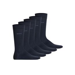 BOSS Herren Kurzsocken "Socken 5er Pack", Gr. 39, blau, Obermaterial: 75% Baumwolle CO. 23% Polyamid PA. 2% Elasthan EL., Socken