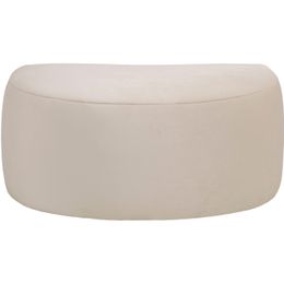 Hocker, B:94cm H:45cm T:63cm, beige, LeGer Home by Lena Gercke, Wohnzimmer, Hocker, "Isalie, in modernen Farben und verschiedenen Stoffen",